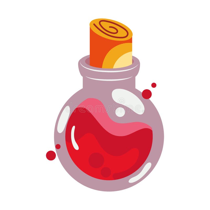 Video game potion stock illustration. Illustration of isolated - 353653835