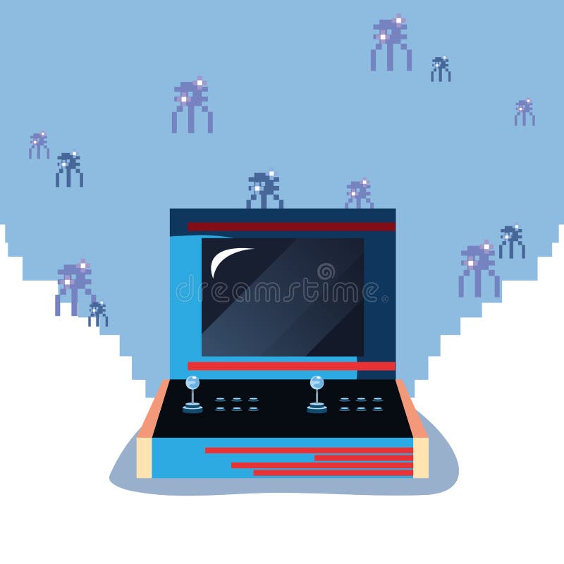 Video game retro stock illustration. Illustration of digital - 145862692