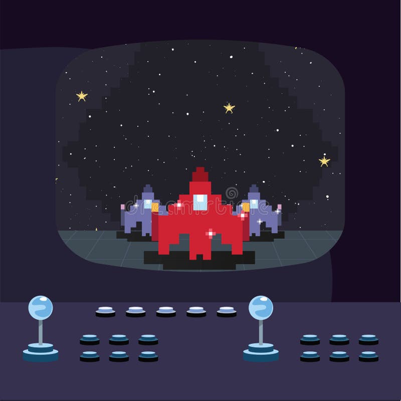 Screen Invaders Stock Illustrations – 180 Screen Invaders Stock ...