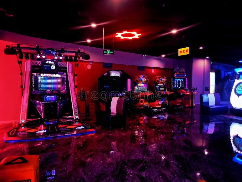 Video game room editorial stock image. Image of indoor - 278158574