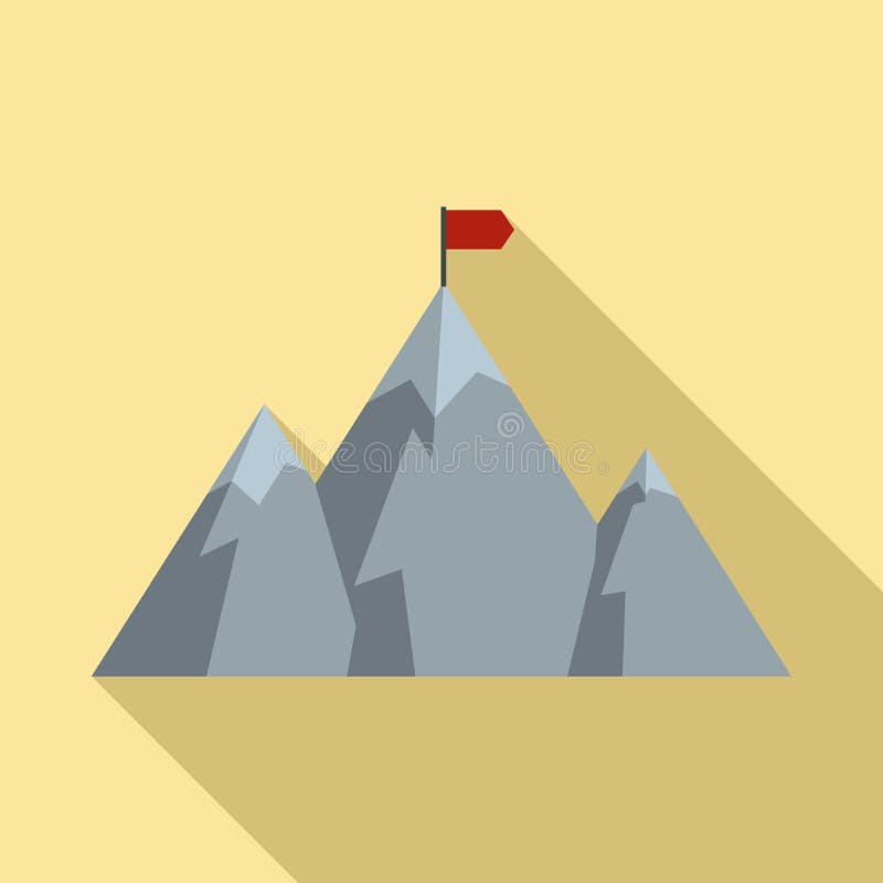 Video Game Target Icon, Flat Style Stock Vector - Illustration of ...