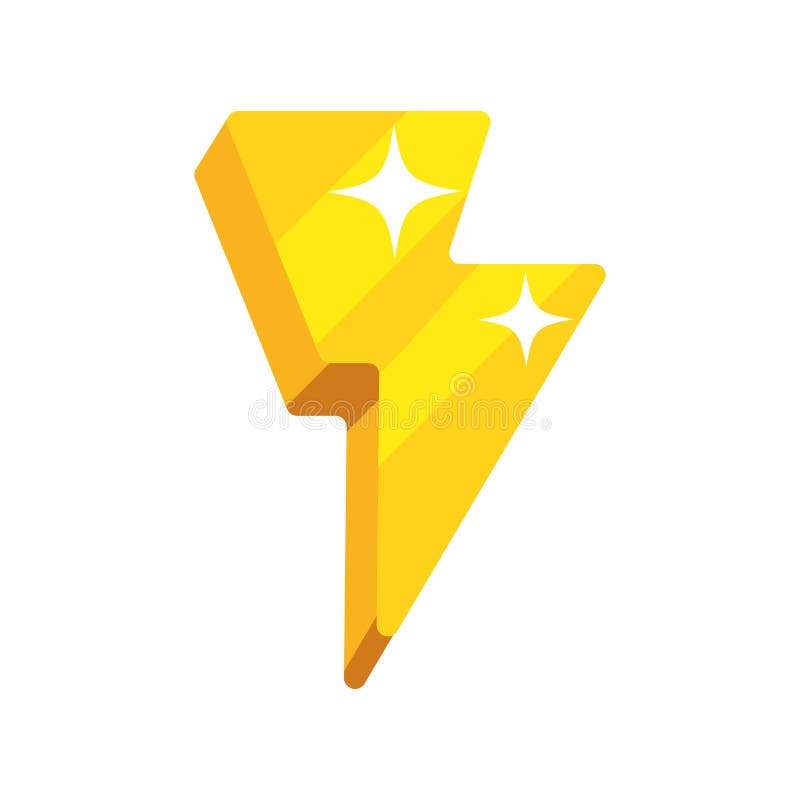 Video game thunderbolt stock illustration. Illustration of charge ...