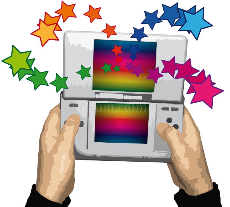 Video game (vector) stock vector. Illustration of console - 8467207