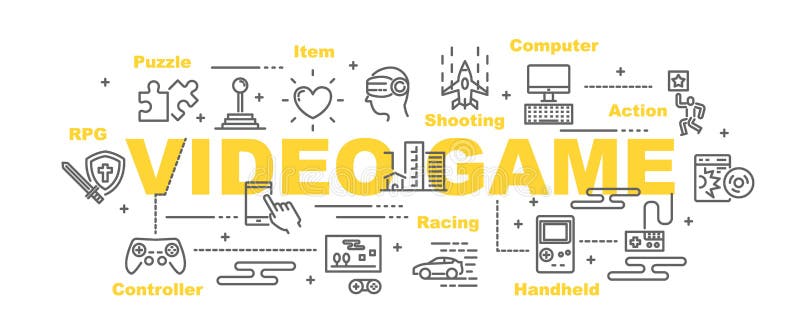 Game Genres Stock Illustrations – 338 Game Genres Stock Illustrations ...