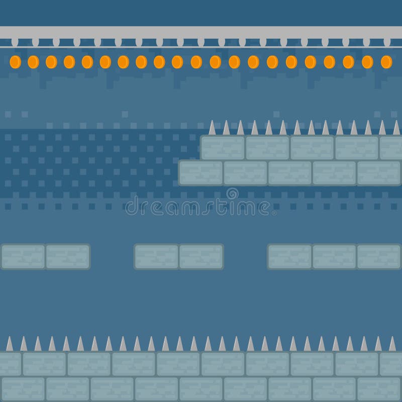 Video game world design stock vector. Illustration of gaming - 160674722