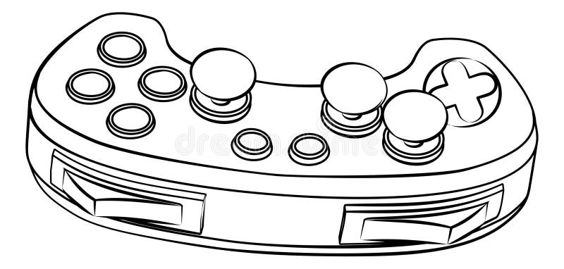 Video Game Controller Cartoon Stock Illustrations – 6,864 Video Game ...