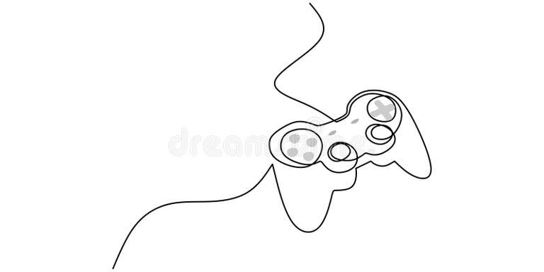 Video Game One Line Stock Illustrations – 561 Video Game One Line Stock ...