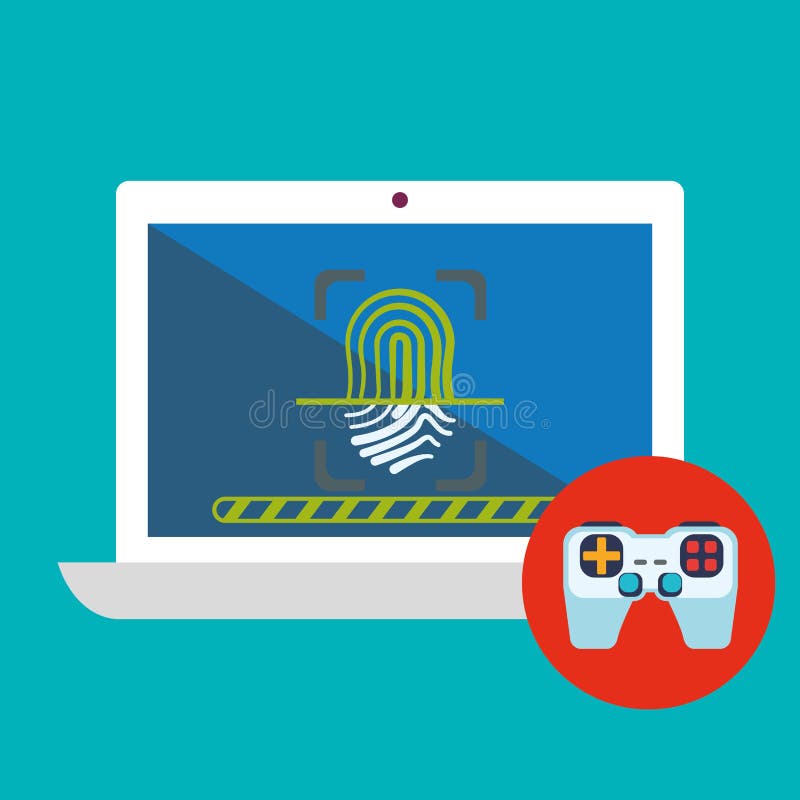 Video games design stock vector. Illustration of device - 58543996