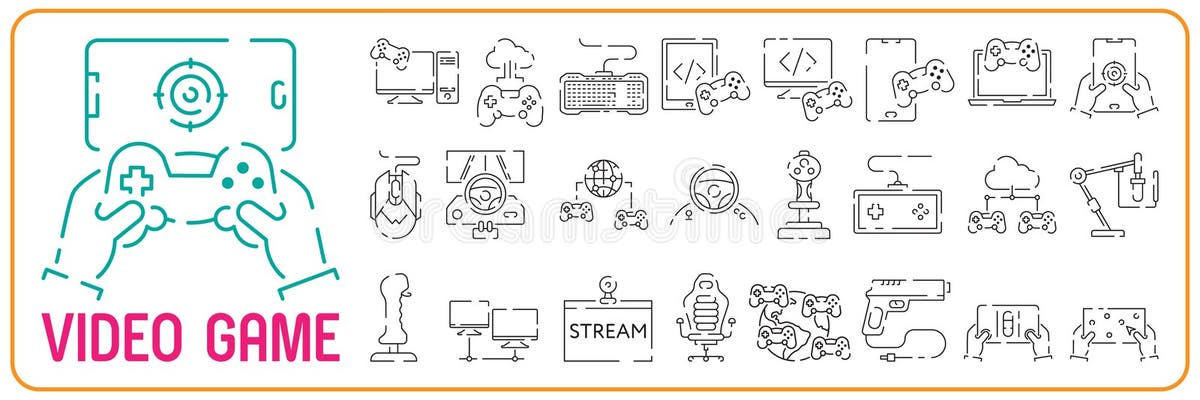 Game Genres Stock Illustrations – 271 Game Genres Stock Illustrations ...