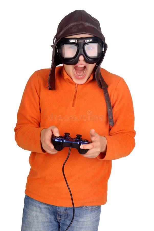 Angry Mother of Teen Playing Computer Games Stock Photo - Image of ...