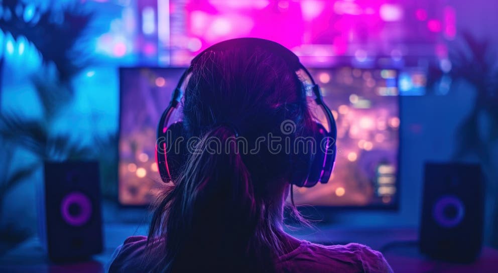 Video Games To Help People with Depression Stock Photo - Image of cyber ...