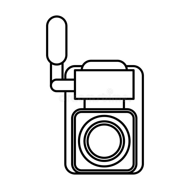 Handycam Icon Illustration Symbol. Line Vector Stock Vector ...