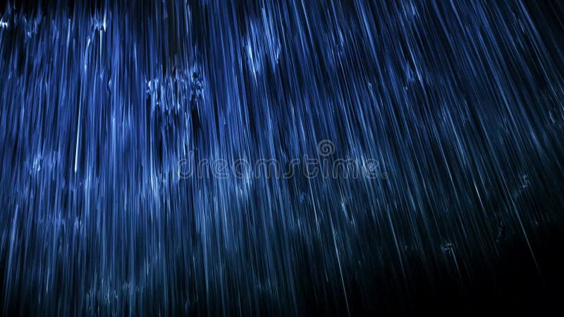 Loop Footage of Rain Falling on Black Background Stock Video - Video of ...