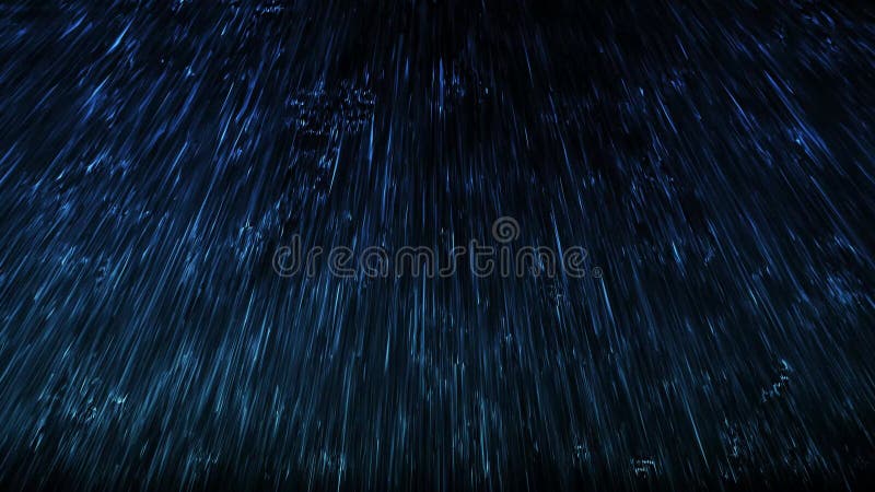 Loop Footage of Rain Falling on Black Background Stock Video - Video of ...