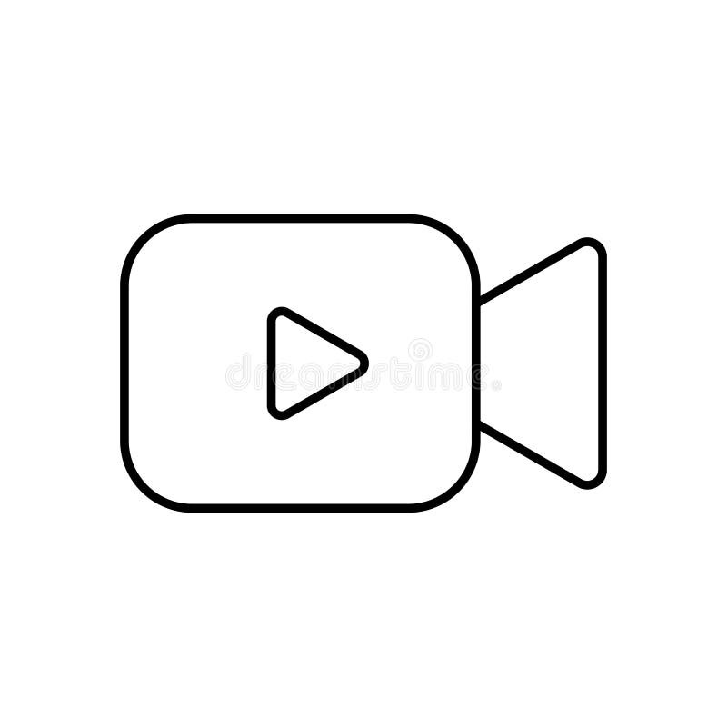 Video Icon. Video Camera Vector. Player Symbol. Video Symbol Eps 10 ...