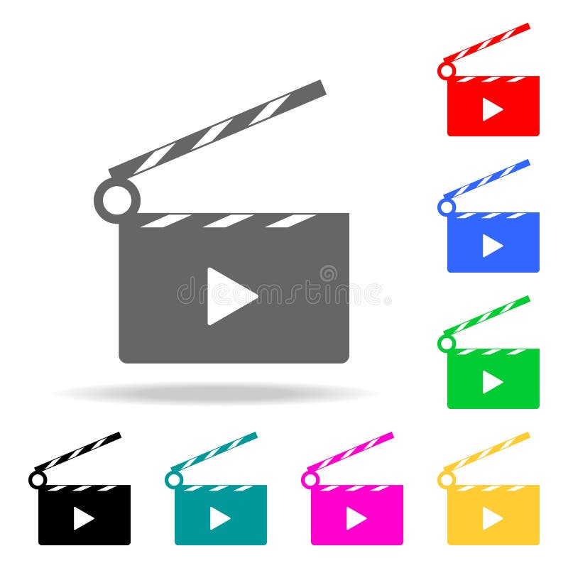 Video Icon Cinema Sign. Elements in Multi Colored Icons for Mobile ...