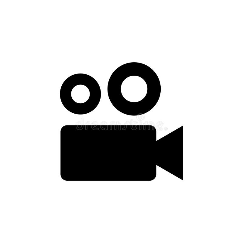 Video Icon . Video Camera Icon Vector. Movie Sign. Cinema Stock Vector ...