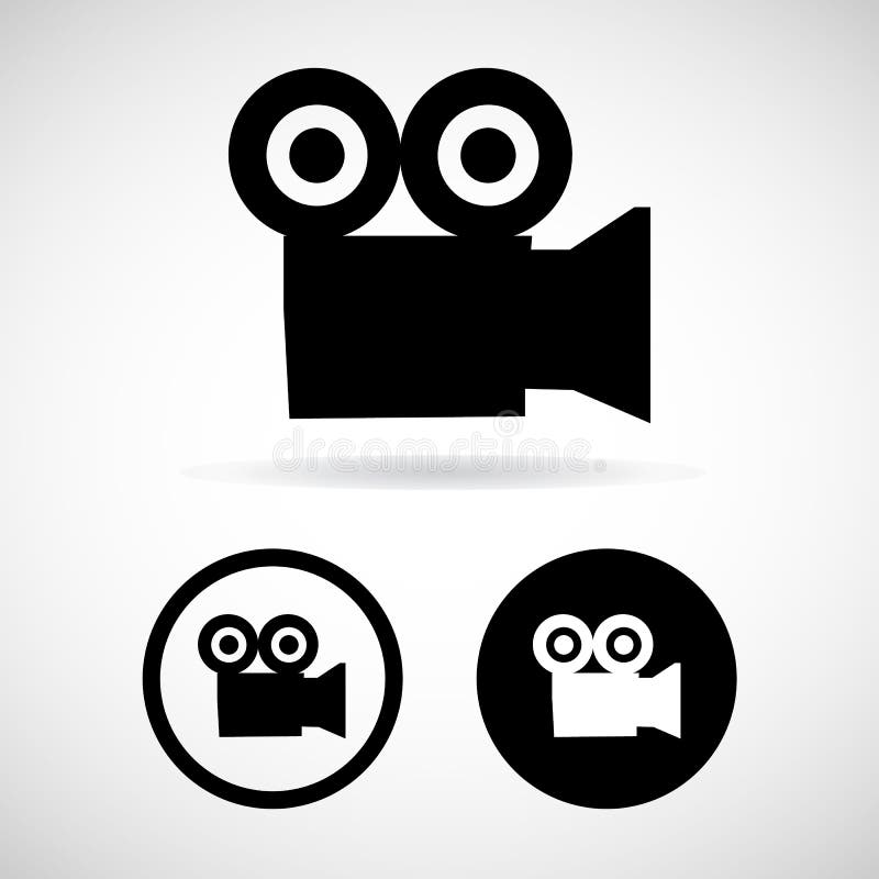 Video Icons Set Great for Any Use. Vector EPS10. Stock Vector ...
