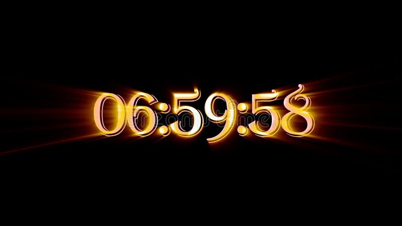 Video Illustration of a 7-hour Countdown Stock Video - Video of bomb ...