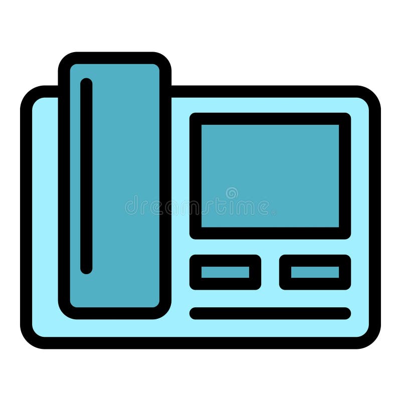 Video Intercom Camera Icon Vector Flat Stock Illustration ...