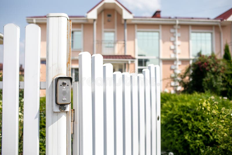 Video Intercom in a Country House. Home Stock Image - Image of dining ...