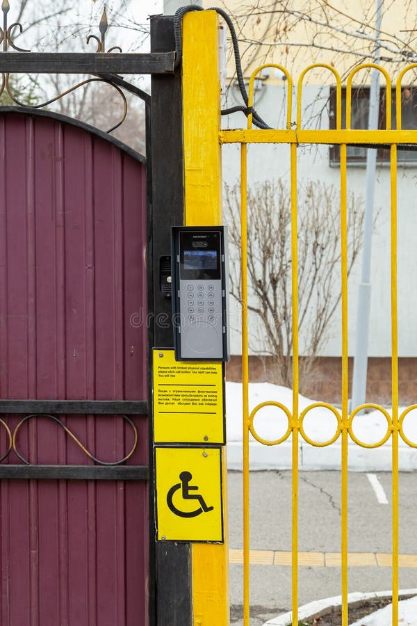 Video Intercom and Instructions for Disabled People at the Kindergarten ...