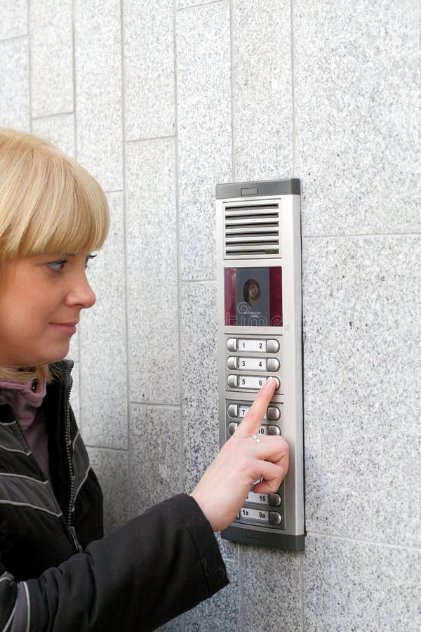 Video Intercom stock image. Image of global, family, call - 14072159