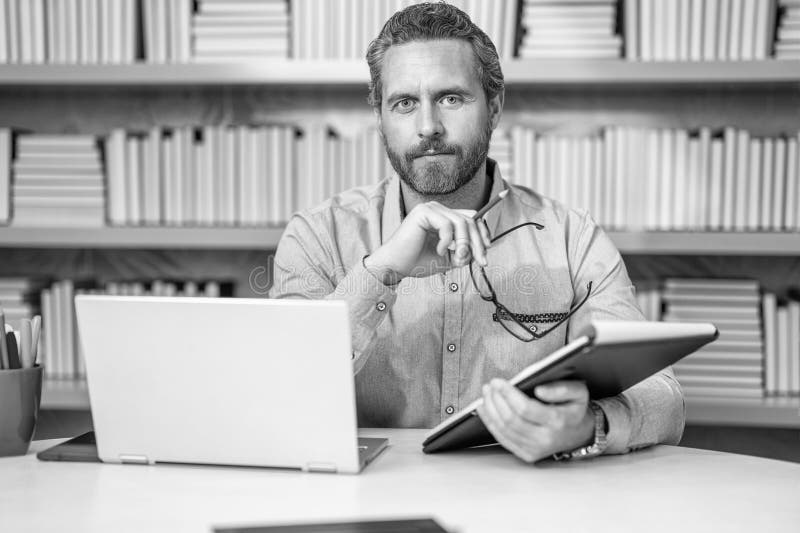 Video Intrview on Conference. Estudy Concept. Online Webinar Education ...