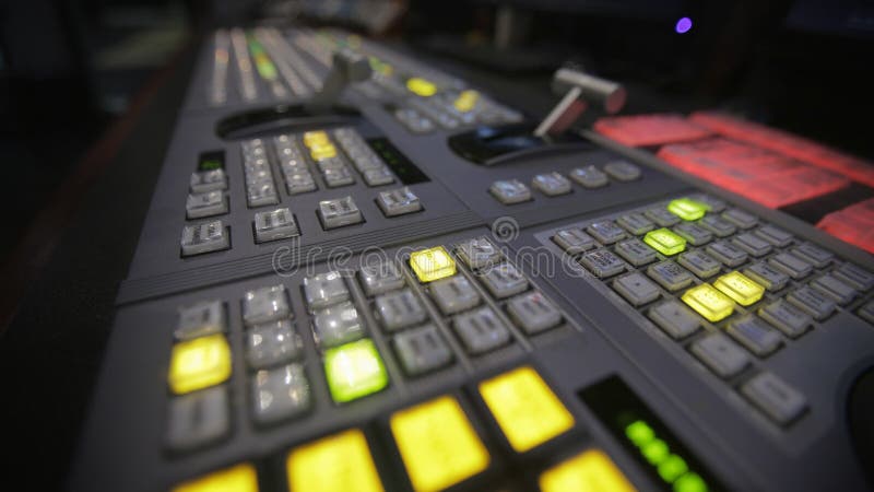 Video Live Switcher Board 3 Stock Photo - Image of technology ...