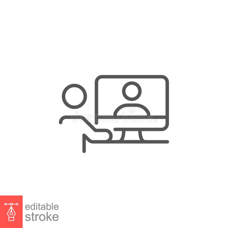 Virtual Meeting Icon Stock Illustrations – 5,655 Virtual Meeting Icon ...