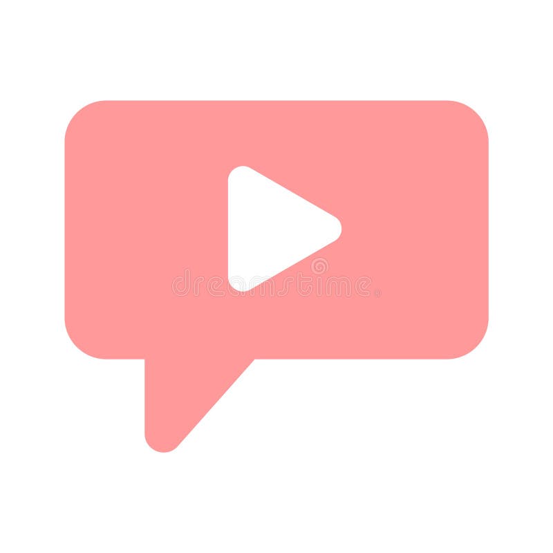 Video Message stock vector. Illustration of bubble, vector - 339249492