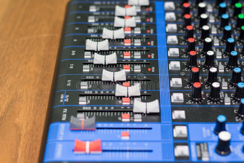 Video Mixer for Multi-camera Stock Photo - Image of digital, television ...