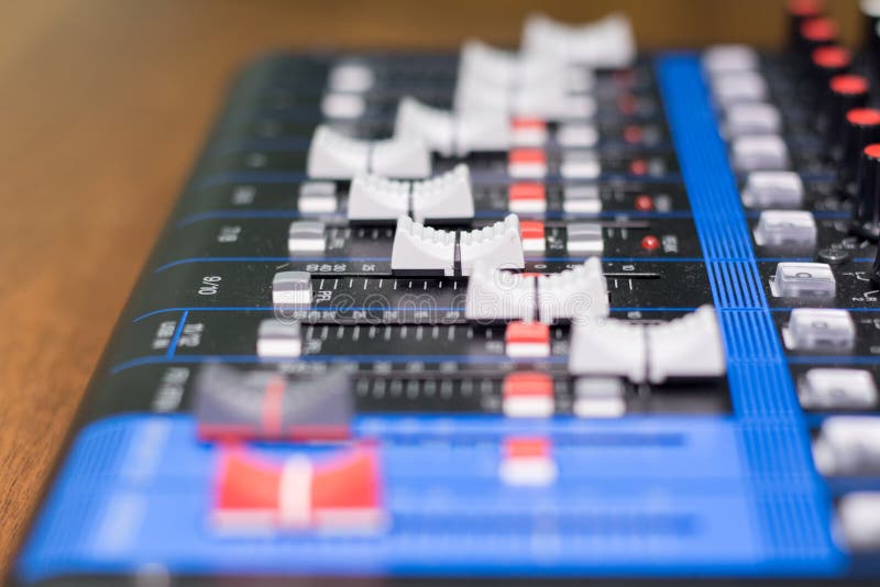 Video Mixer for Multi-camera Stock Photo - Image of button, transition ...