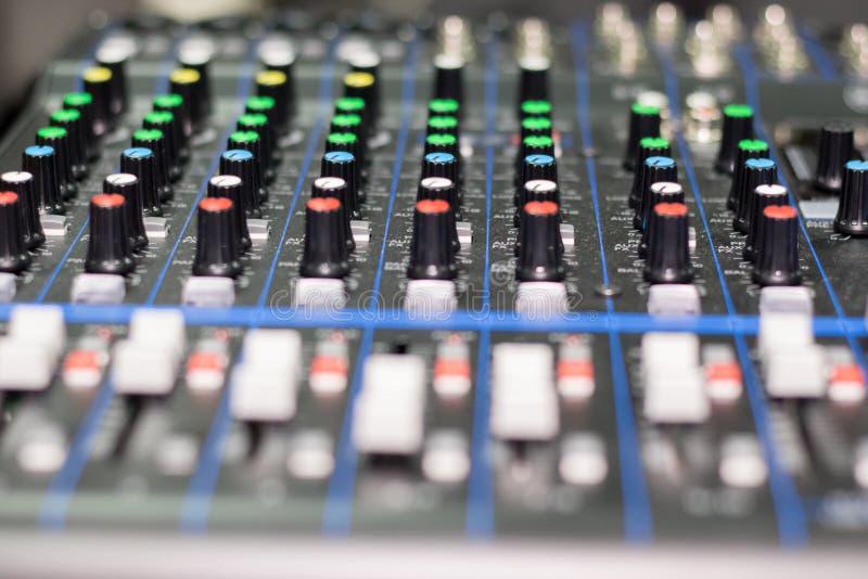 Video Mixer for Multi-camera Stock Image - Image of production, mixing ...