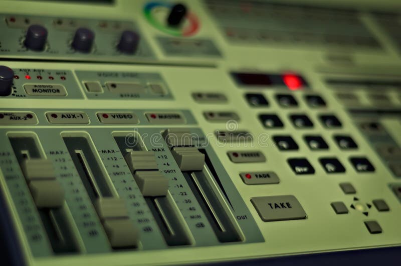 Video mixer stock image. Image of live, video, station - 53586747