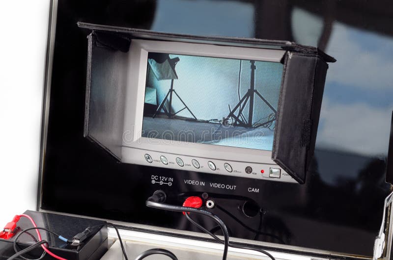 Video monitor stock image. Image of connection, video - 37362739