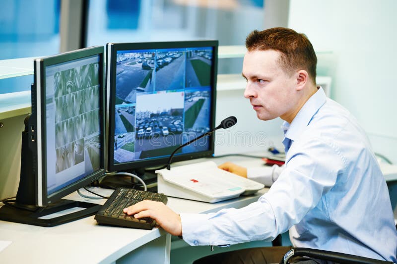 Video Monitoring Surveillance Security System Stock Photo - Image of ...