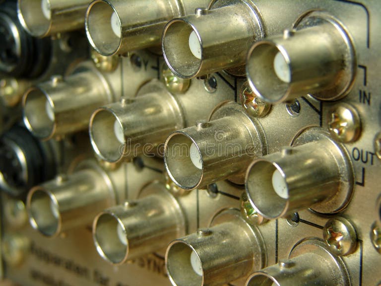 Video patch panel stock photo. Image of digital, electronic - 640314