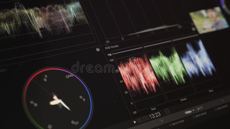 Vectorscope YUV Screen Recorded Color Correction Graph Tool Premiere ...