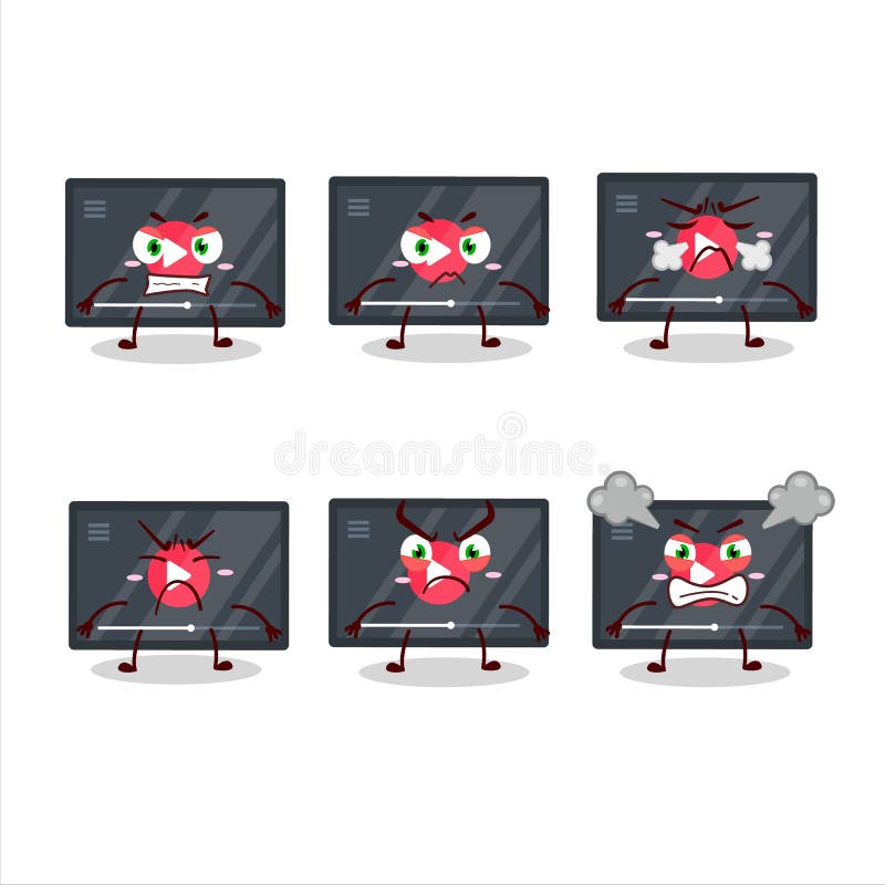 Angry Music Note Character Cartoon Stock Vector - Illustration of ...