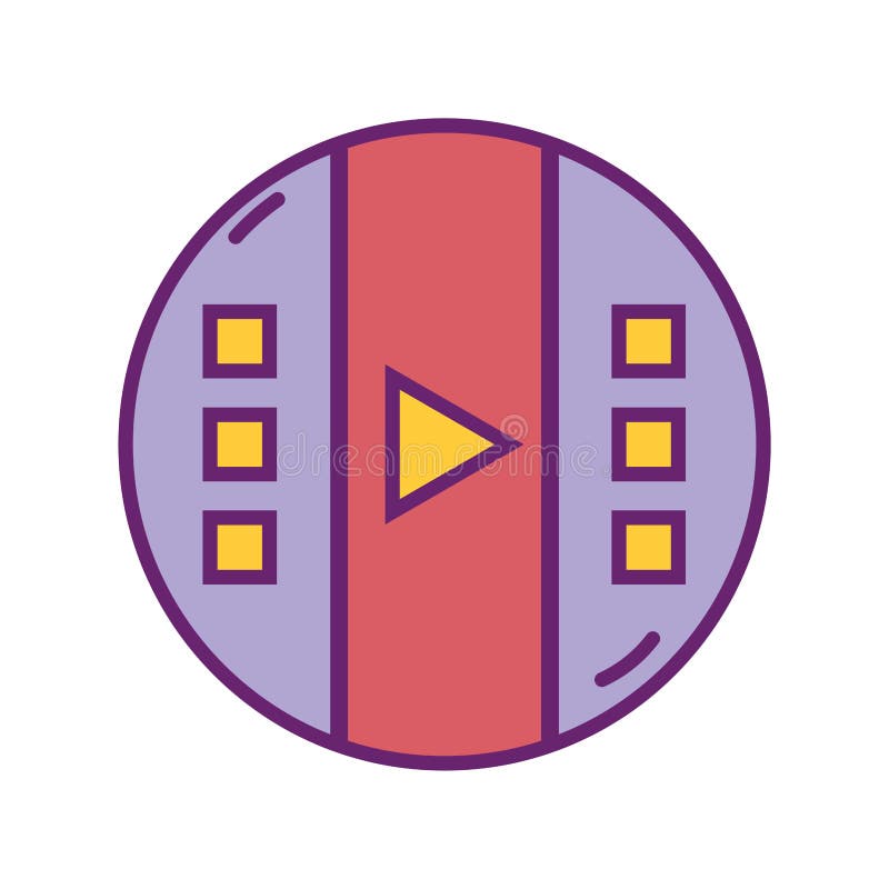 Video Player Button Strategy Digital Marketing Stock Vector ...