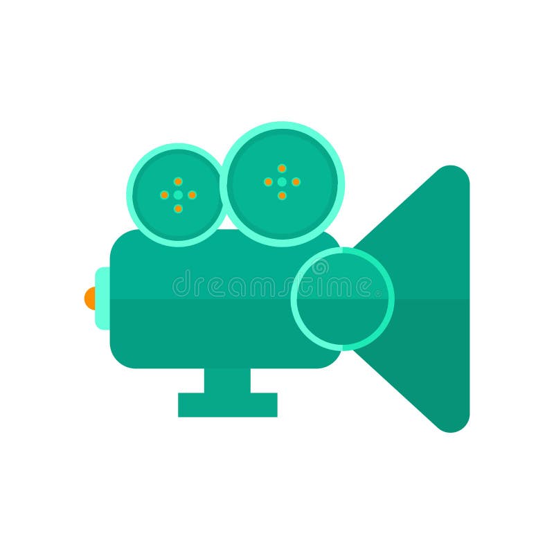 Video Player Icon Vector Sign and Symbol Isolated on White Background ...