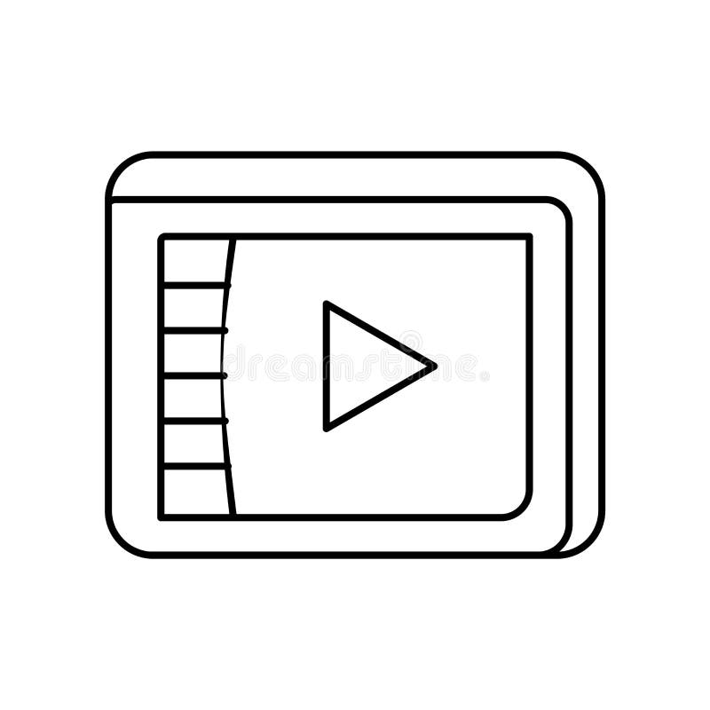 Movie Player Icon. Trendy Movie Player Logo Concept on White Background ...