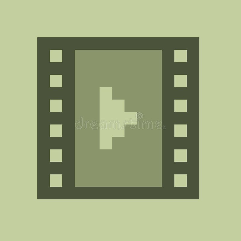 Video player icon stock illustration. Illustration of retro - 89679173