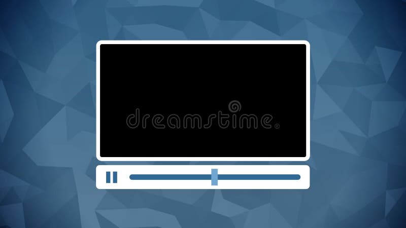 Web Video Player Loading Animation on Green Screen. Highly Detailed 4K ...