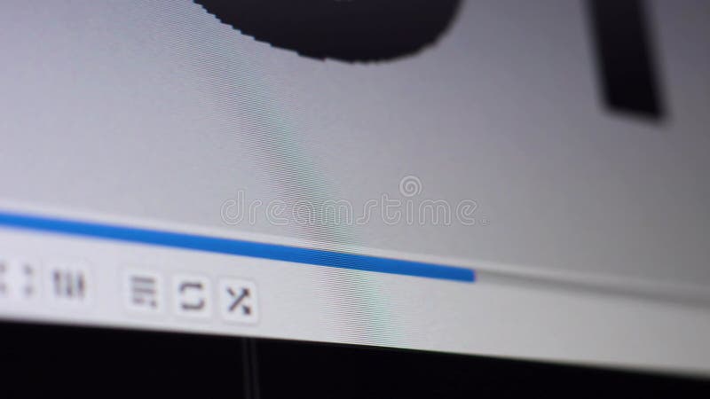 Video Player Started Play Button Press Universal Counting Leader Camera ...