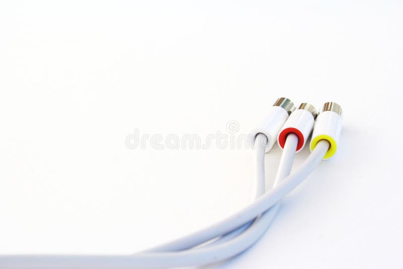 Audio video jacks stock image. Image of macro, closeup - 177021