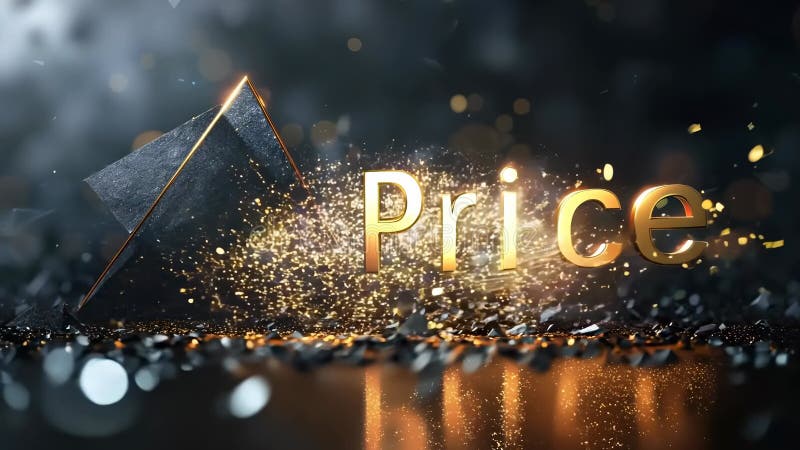 Video with Price Text: Creative Visual Featuring a Bold Price Tag on a ...