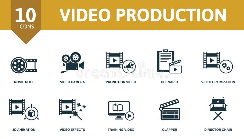 Production 4.0 Icon Set. Contains Editable Icons Industry 4 Stock ...