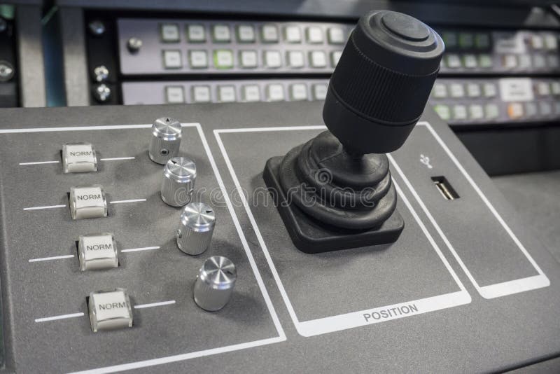 Video Production Switcher of Television Broadcast Stock Image - Image ...